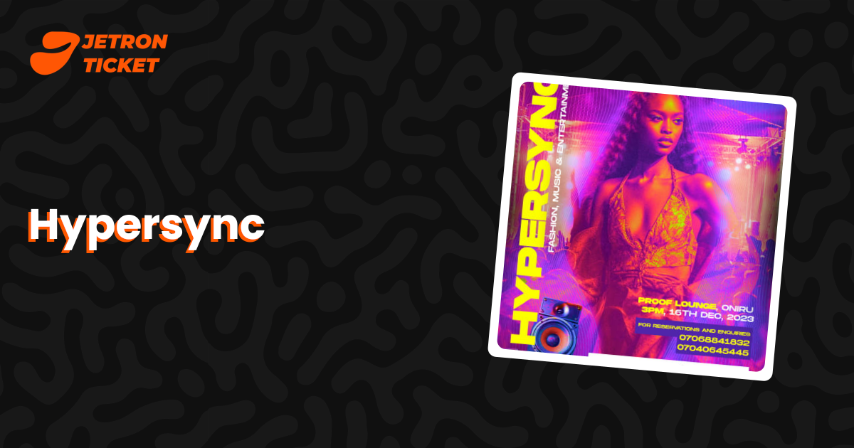 Hypersync | Jetron Ticket